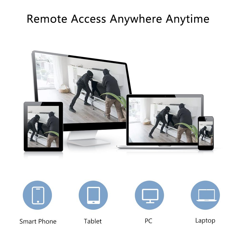 K8208-8 8CH NVR + 4 Cameras Wireless NVR Kit Security Surveillance System