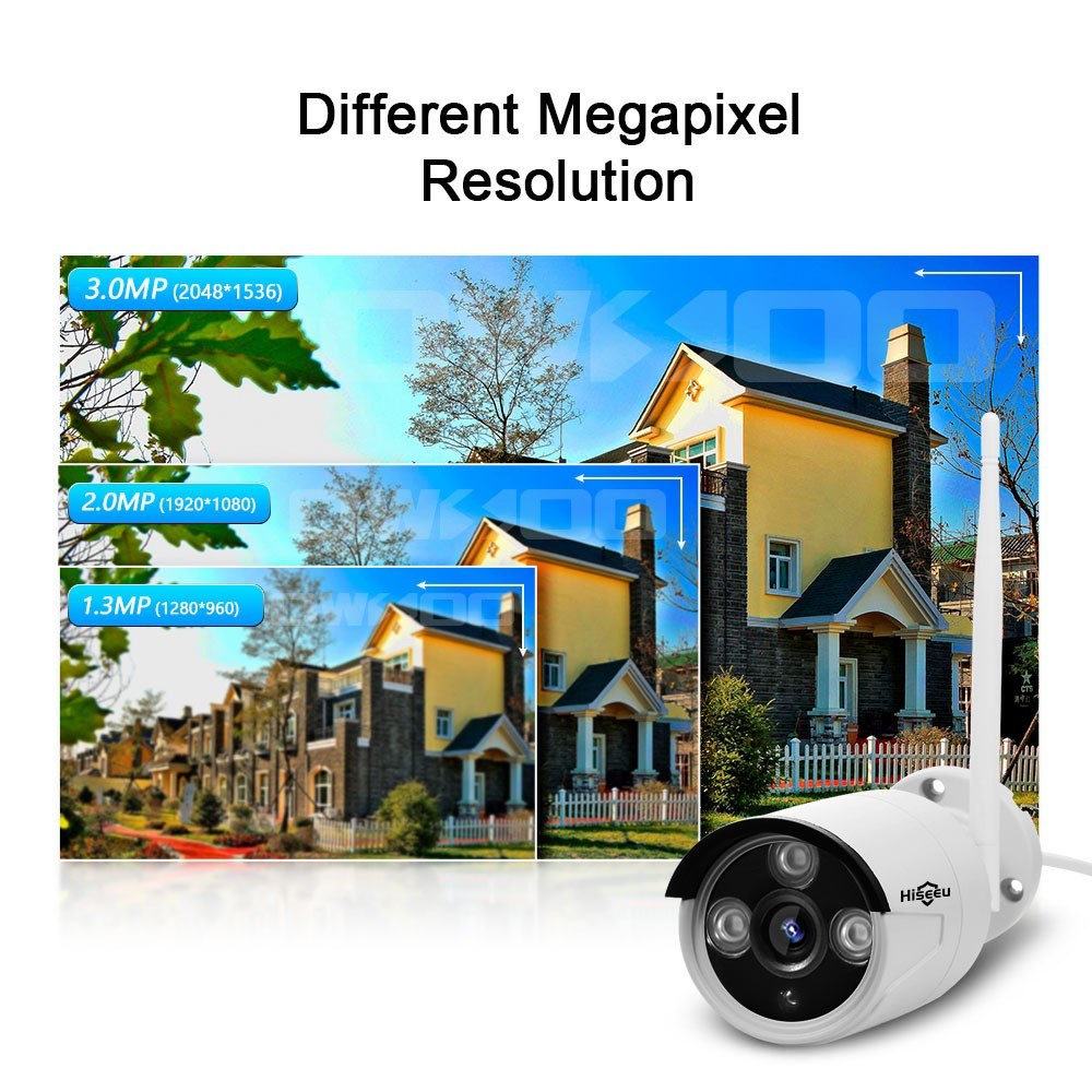 K8208-8 8CH NVR + 4 Cameras Wireless NVR Kit Security Surveillance System