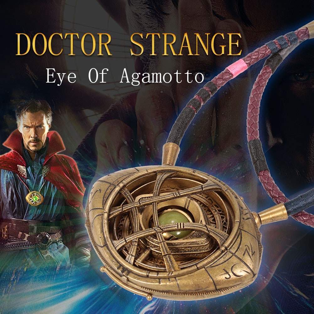 1/1 Doctor Strange Eye Of Agamotto Necklace Pendant Hot Movie Jewelry ...