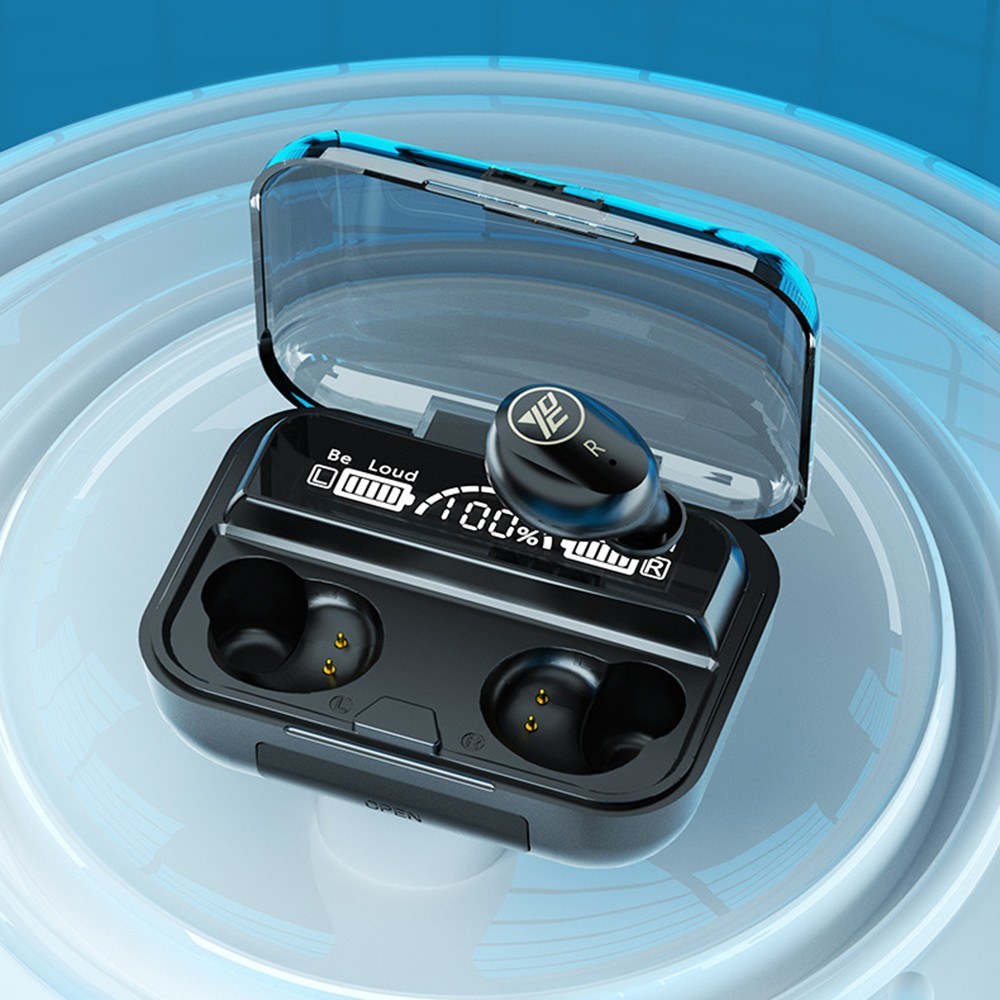 M16 BT 5.1 TWS Wireless Headphones Auto Link IPX7 Waterproof 2000mAh ...