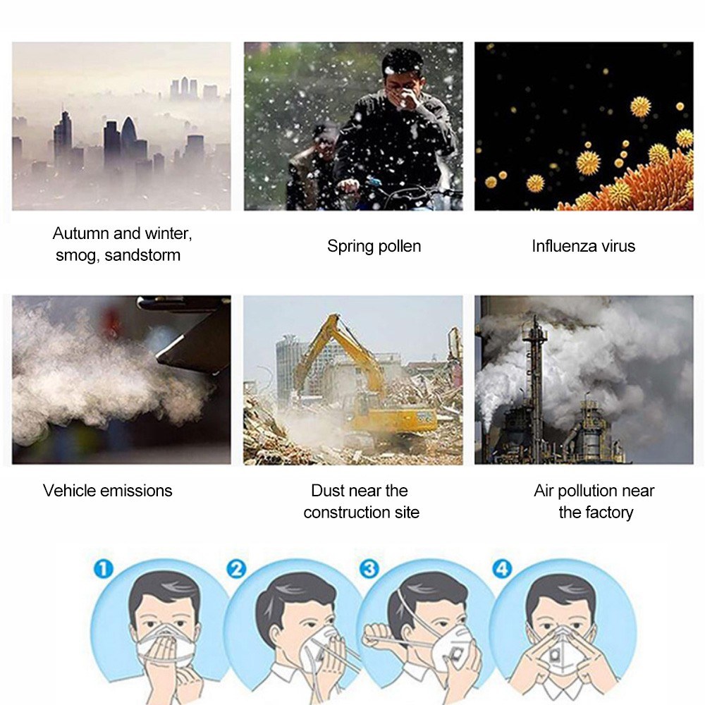 10Pcs 3M 9913V Particulate Respirator KN90 with Exhalation Valve ...