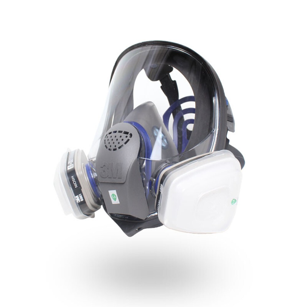 3M FF402 Organic Vapor Full Face Safety Respirator Mask & 6001 Filters Respiratory Protection ...