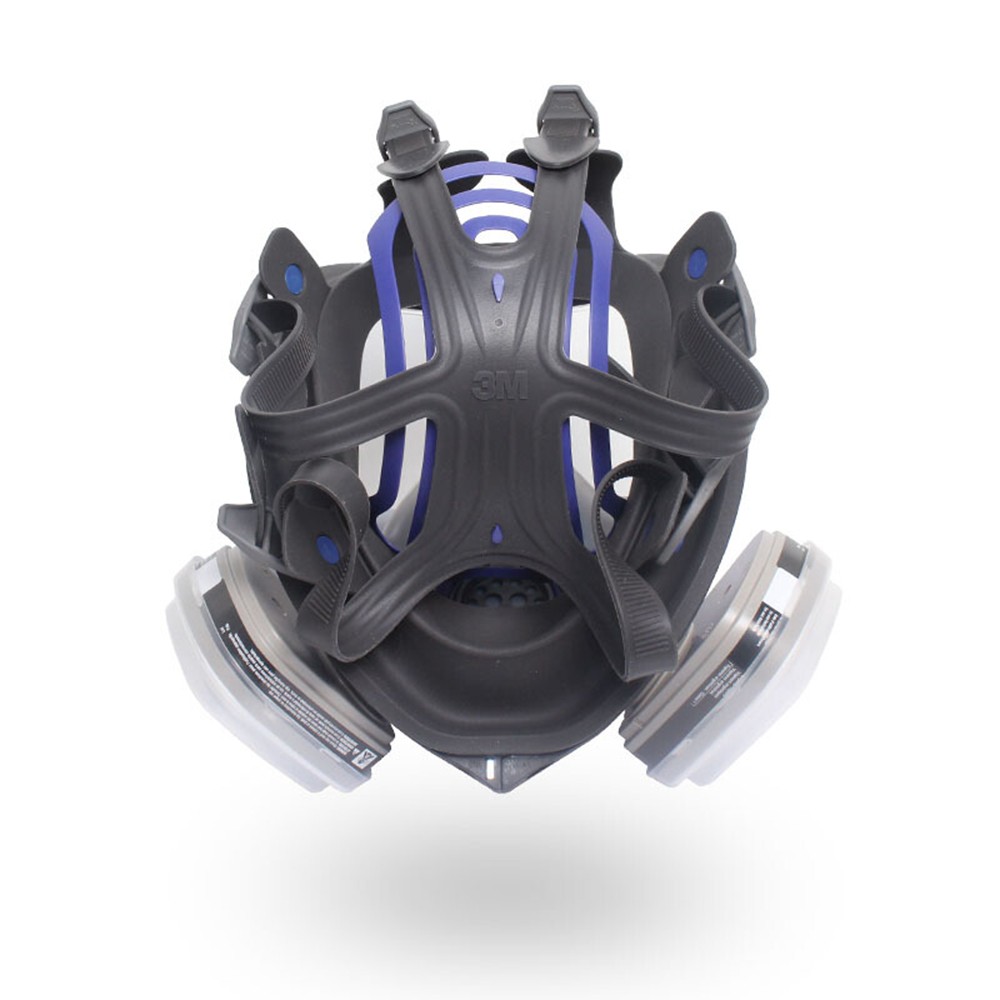 3M FF402 Organic Vapor Full Face Safety Respirator Mask & 6001 Filters ...