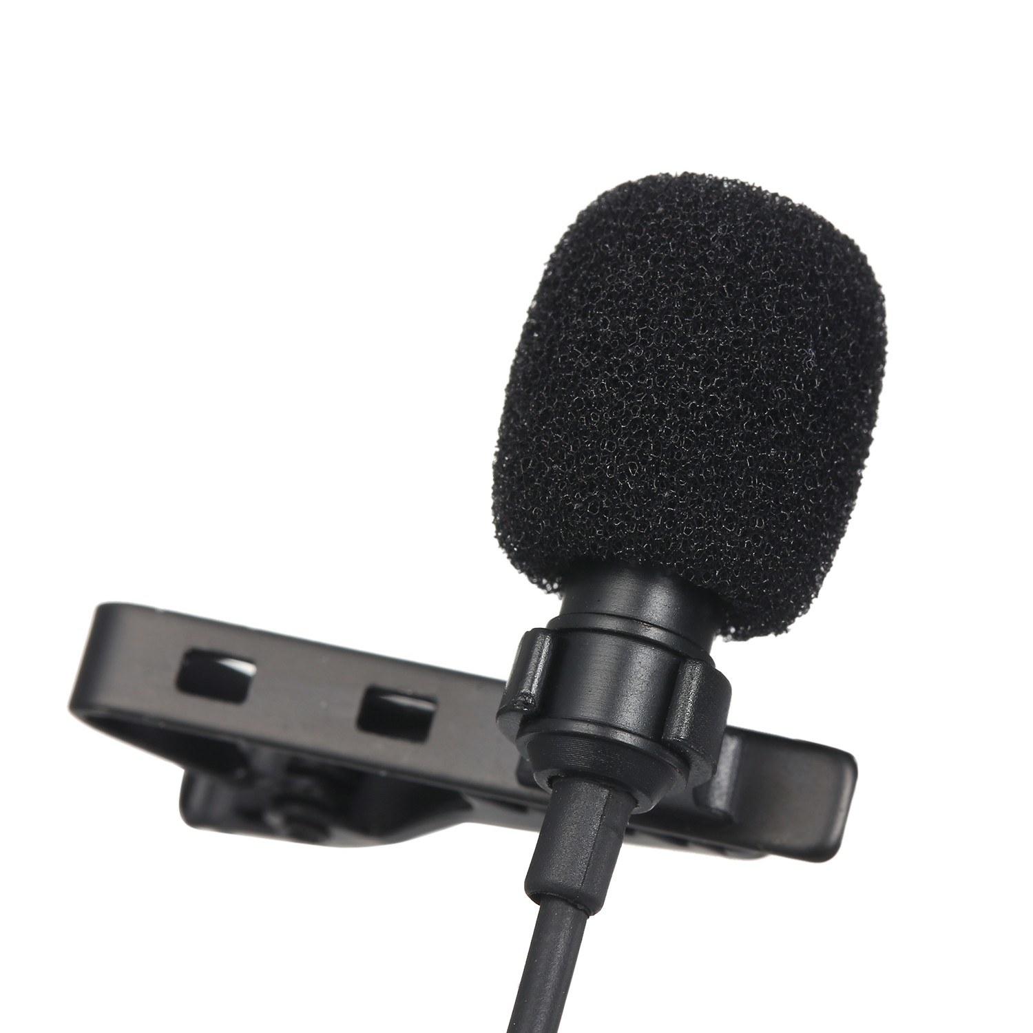 3.5mm Mini Collar Microphone 1.5m Wires Clip Lapel Microphone High ...