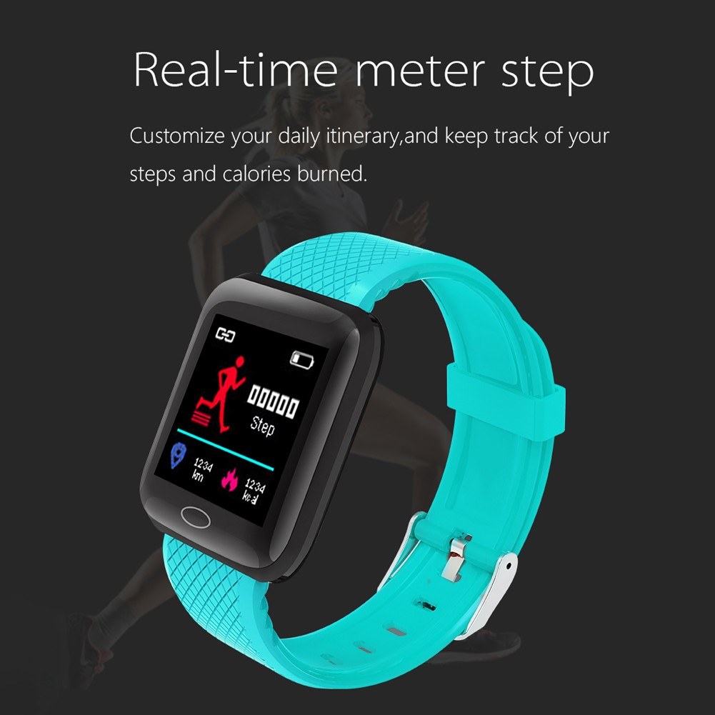 116plus 1.3in Intelligent Watches Heart Rate Monitoring Watch Sports Watches Wristband ...