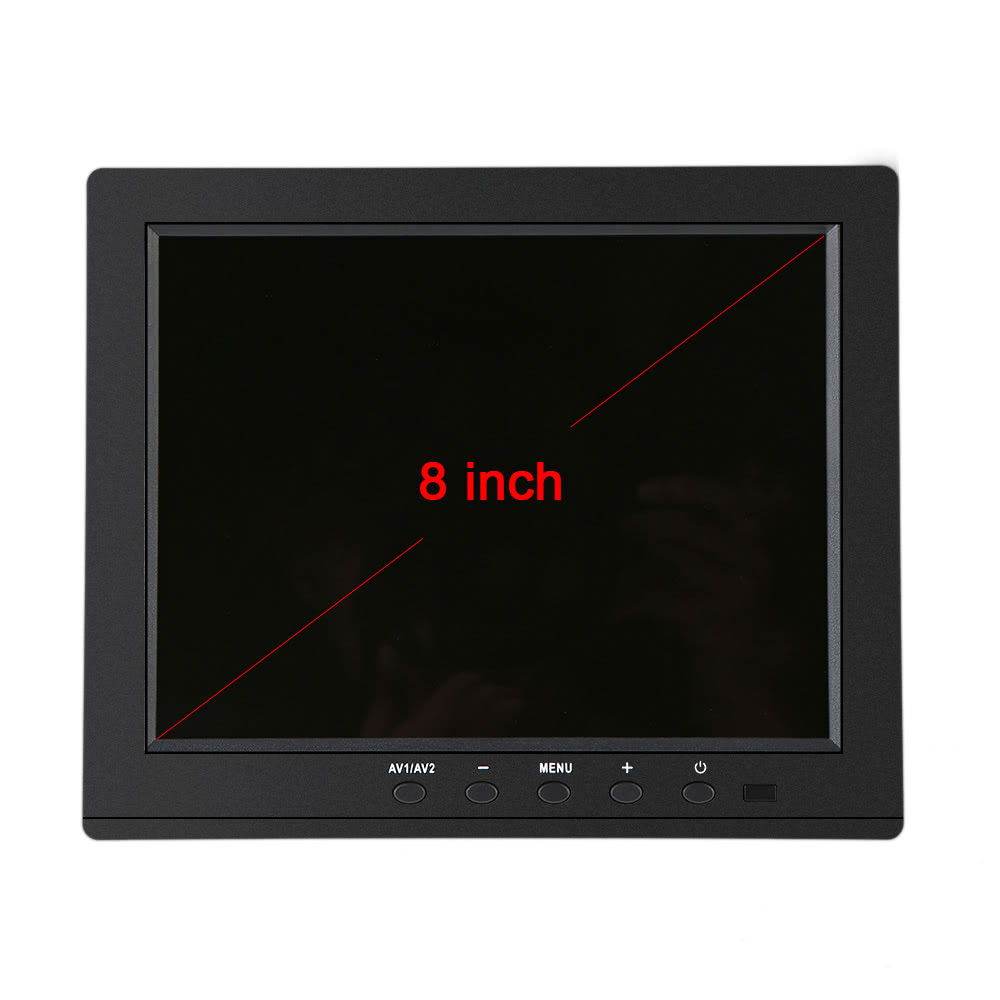 S801H 8 inch IPS LCD Monitor Screen 4:3 AV BNC VGA HD Ypbpr Video Audio ...