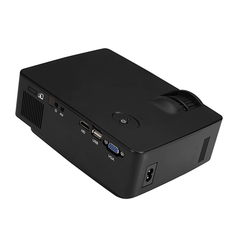 E08 Full Color 100" LED Projector 1200 Lumens 1080P 1000 : 1 Contrast Ratio