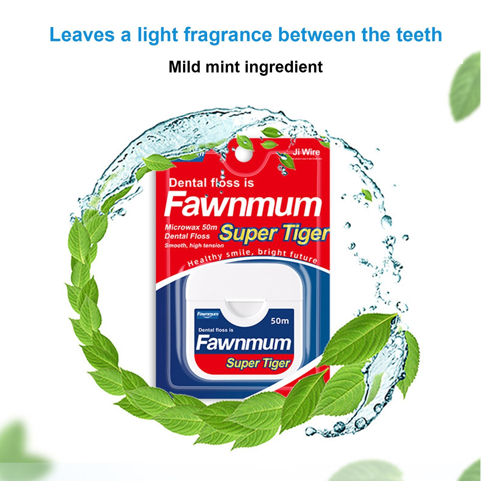 Mint Flavour Roll Floss Floss String with Carrying Case for Adults Kids ...