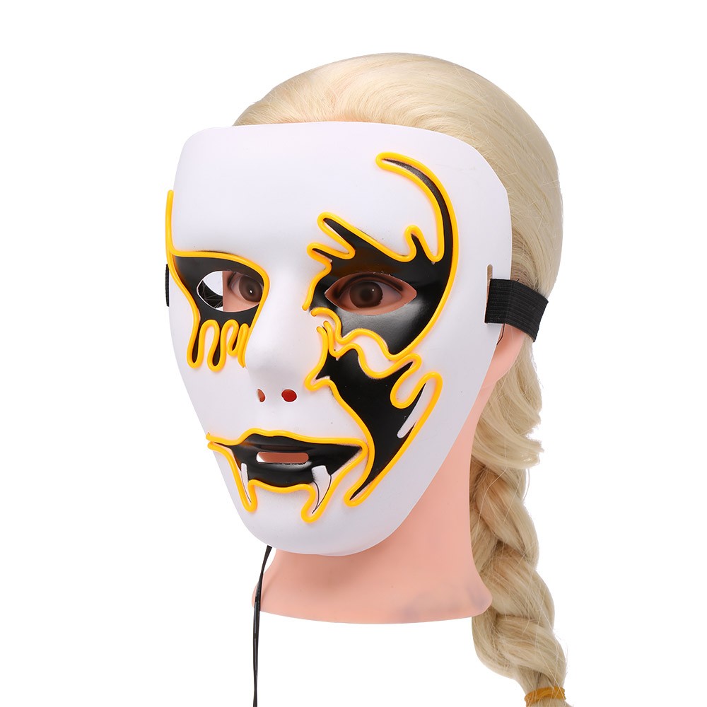 Wire LED Mask Light Up Halloween Mask