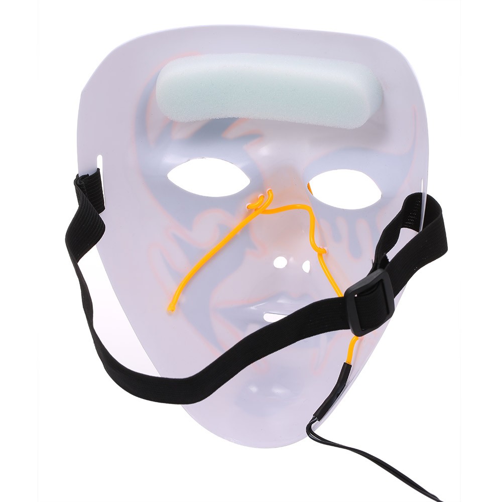 Wire LED Mask Light Up Halloween Mask