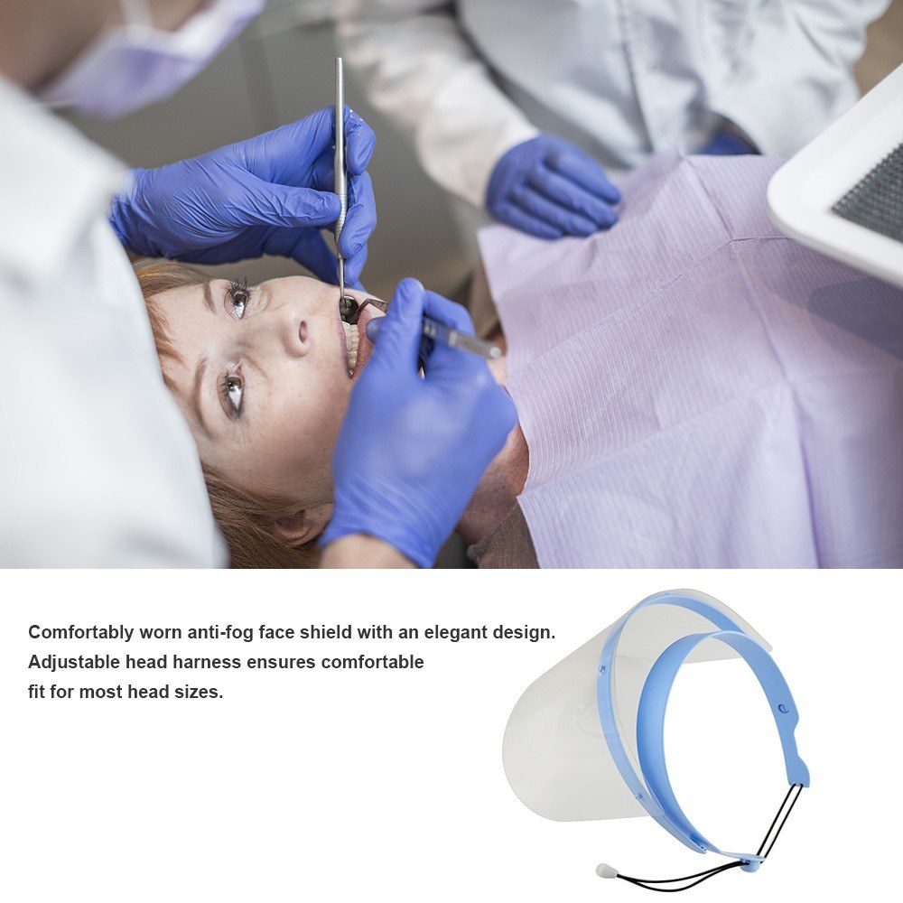 Professional Dental Face Shield for Dentist Protective Detachable 1 ...