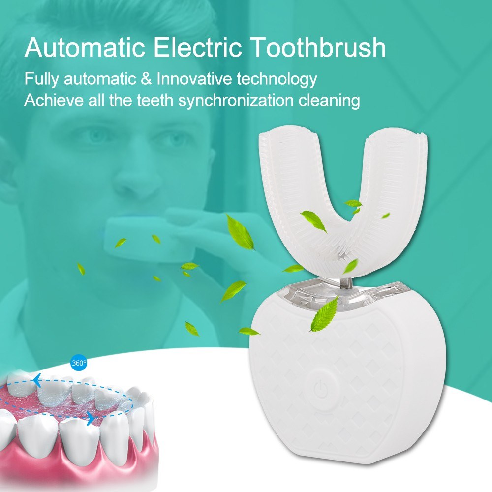 V-WHITE Automatic Electric Toothbrush Cold Light Whitening Full ...