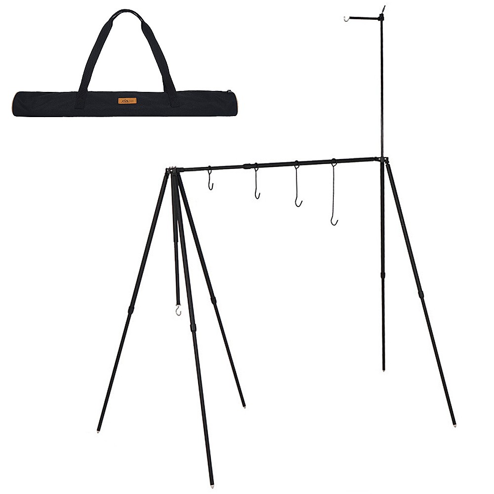 Collapsible Campfire Cooking Stand Portable Camping Cookware Hanging ...