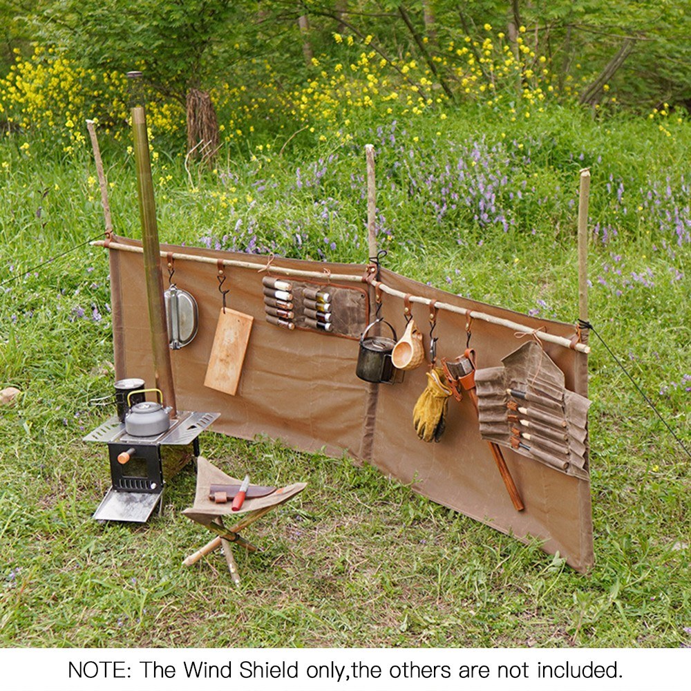 Wind Shield Windproof Screen Camping Curtain Screen Windbreak for ...