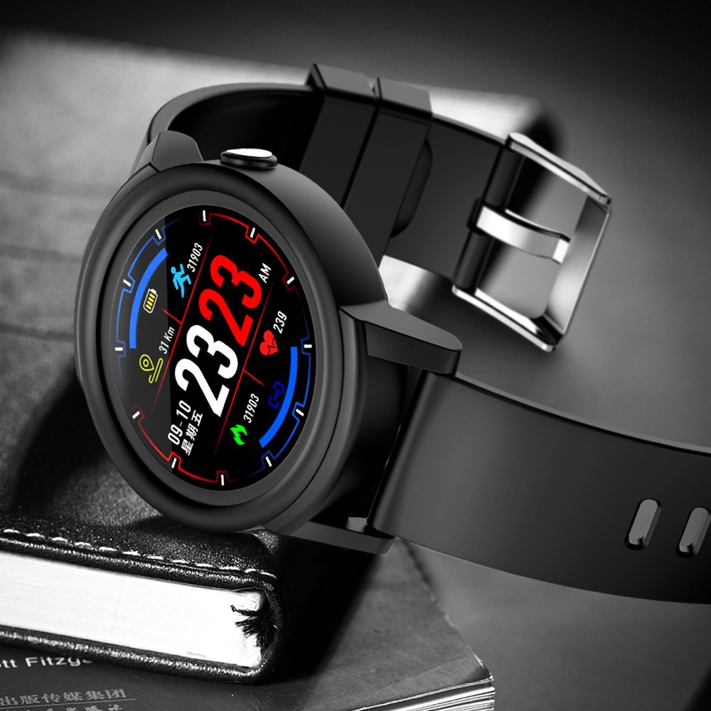 DK02 1.3In IPS Full Circular Screen Fitness Smart Tracker Watch