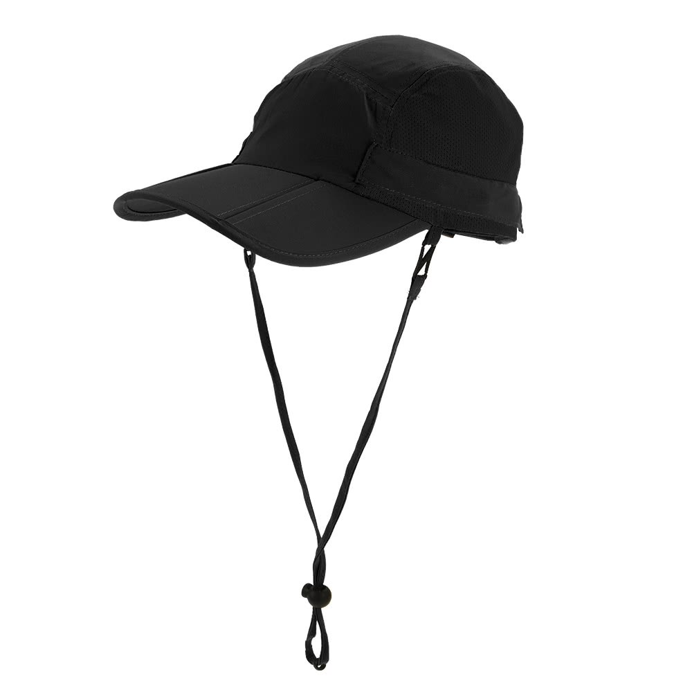 Multi-Function Folding Sun Cap Flap Hat