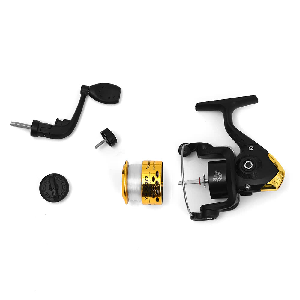 Collapsible Handle Spinning Fishing Reel