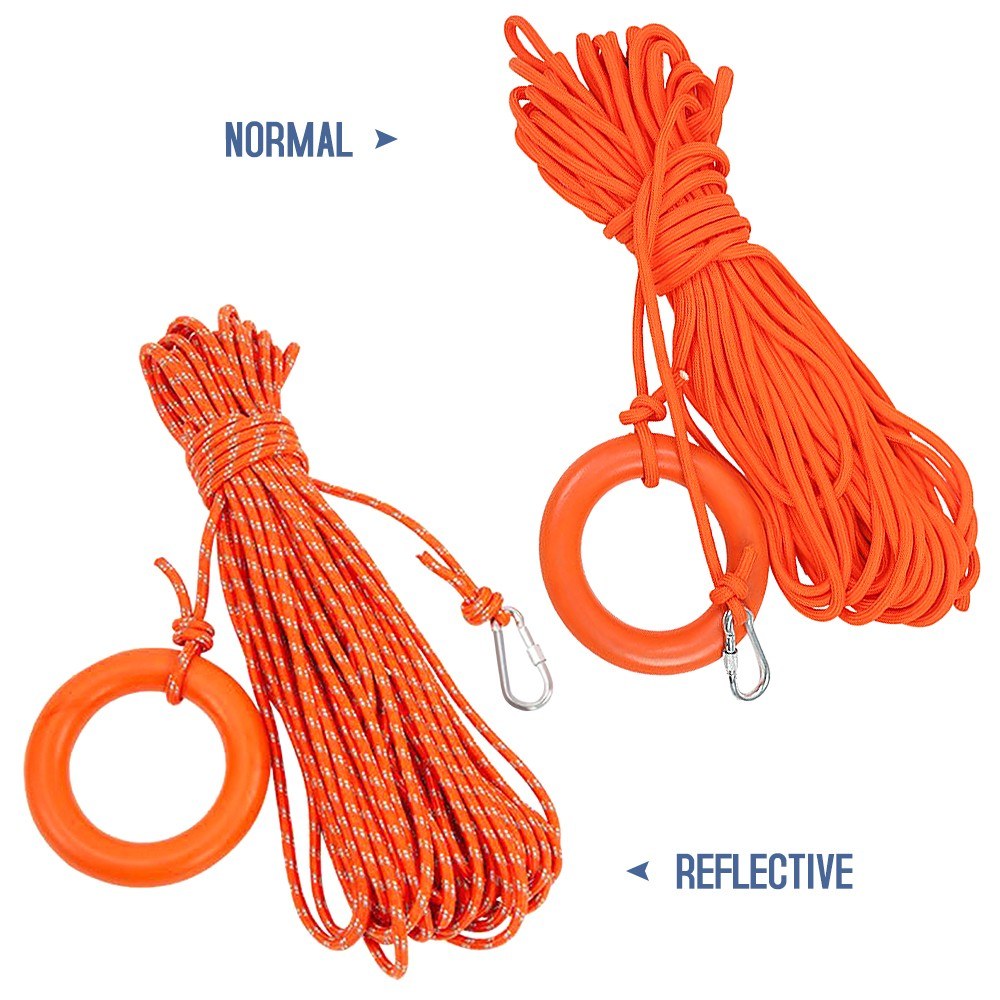 98.4ft Water Floating Lifesaving Rope Professional Throwing Rope Rescue Lifeguard Lifeline with ...