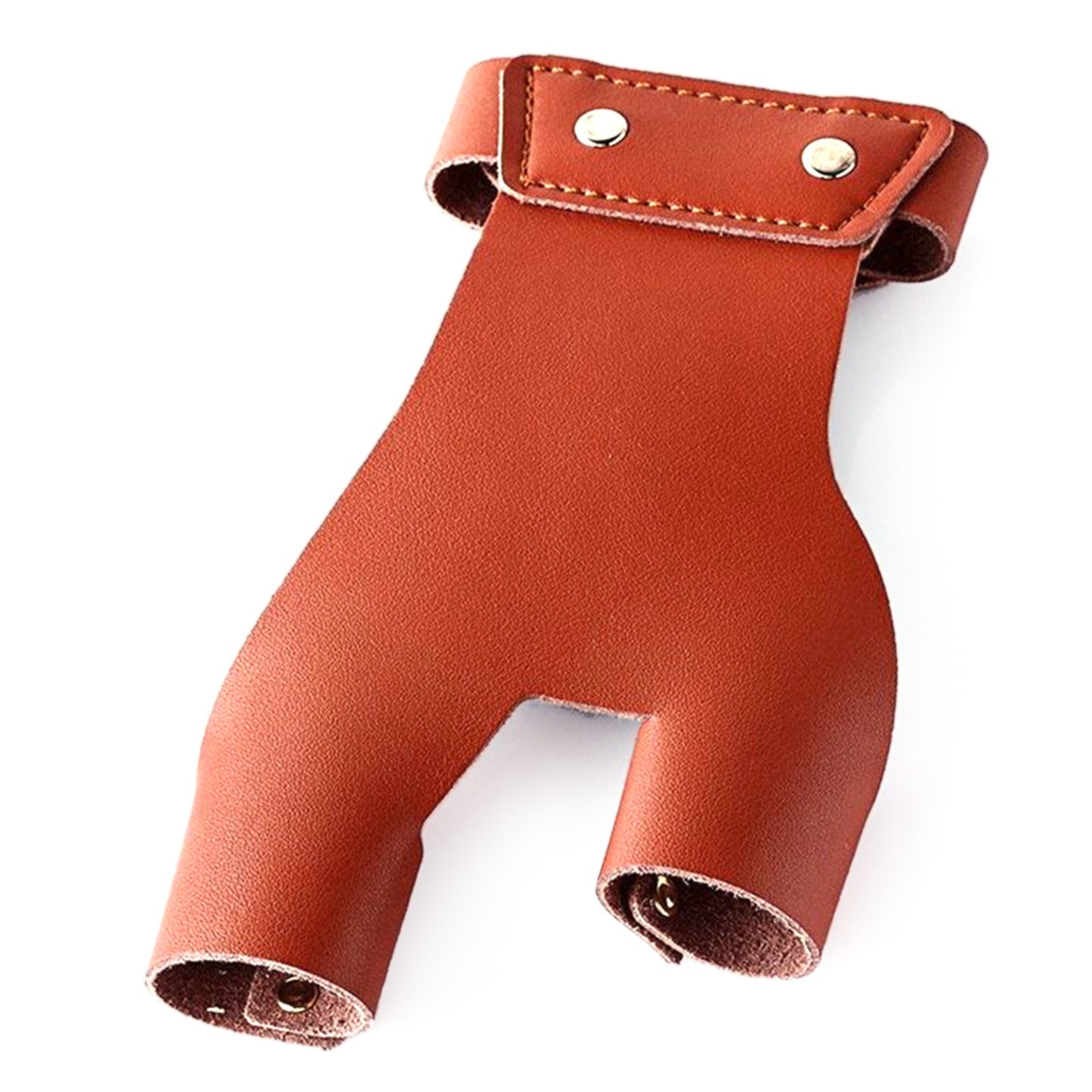 1pcs Archery Hand Guard Leather Finger Protector 2 Finger Protective Glove