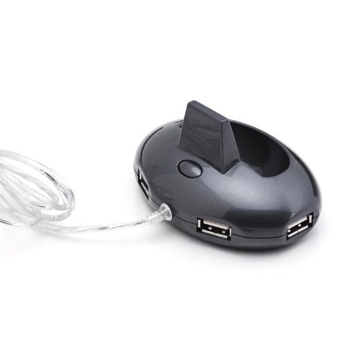 2.4G Rechargeable Wireless Optical Mouse with 4-Port USB Hub/Charging ...