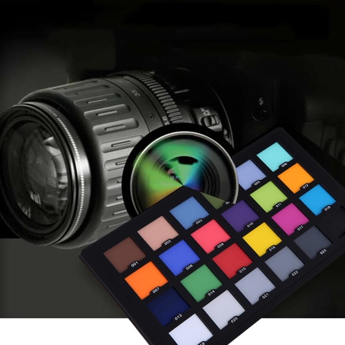 Professional 24 Color Card Test for Superior Digital Color Correction