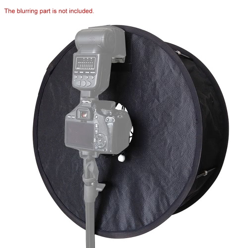 46cm / 18" Round Universal Collapsible Magnetic Ring Flash Diffuser ...