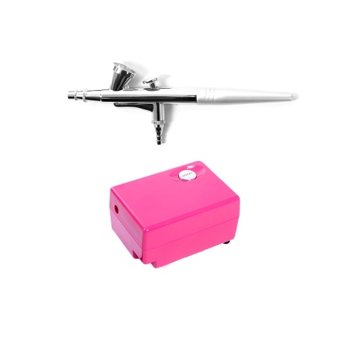 Multi-Purpose Airbrush with Portable Mini Air Compressor Kit for Art ...