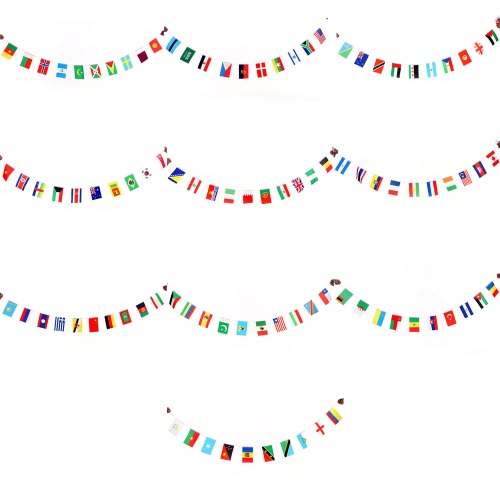 Anself 200 Countries World String Flag Hanging Flag Banner