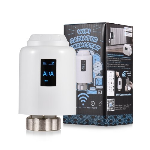 ZigBee Wifi Intelligent Thermostatic Radiator Valve Programmable Smart ...