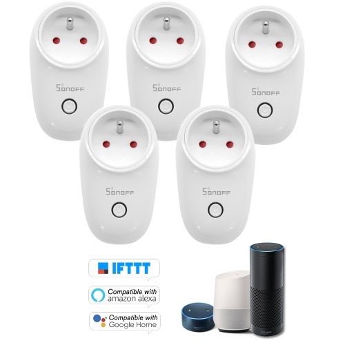 5PCS SONOFF S26 ITEAD Wifi Smart Socket Wireless Remote Control ...